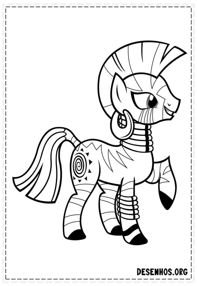 140 Desenhos para colorir My Little Pony