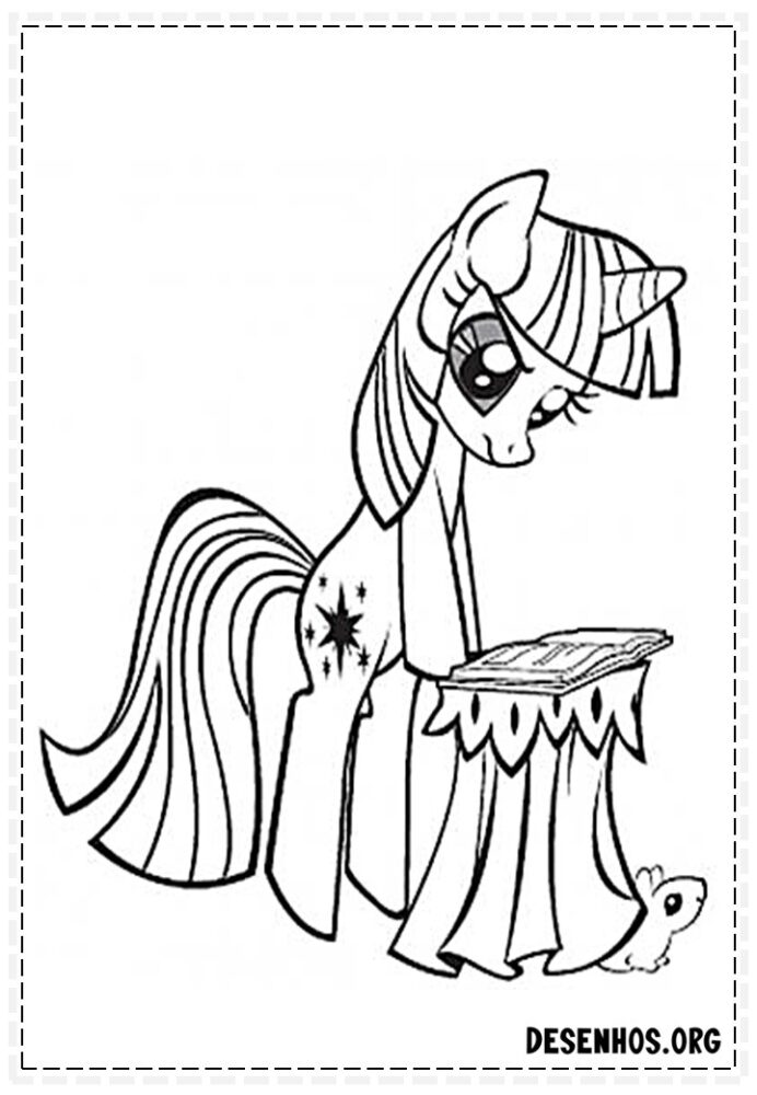 140 Desenhos para colorir My Little Pony
